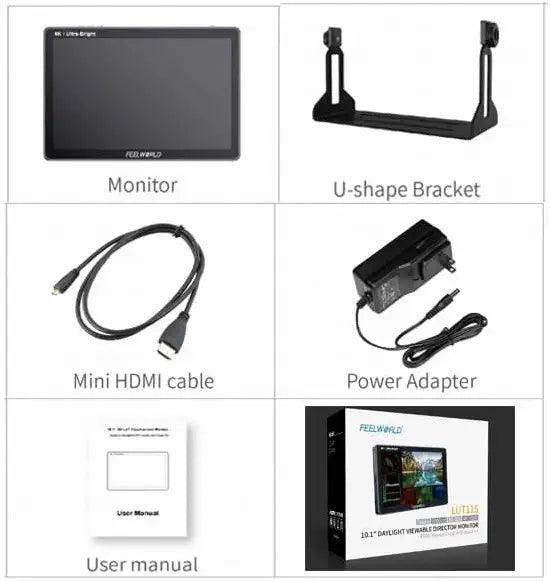 FEELWORLD LUT11S 10.1 Inch Touch Screen DSLR Camera Field Monitor – Vitopal