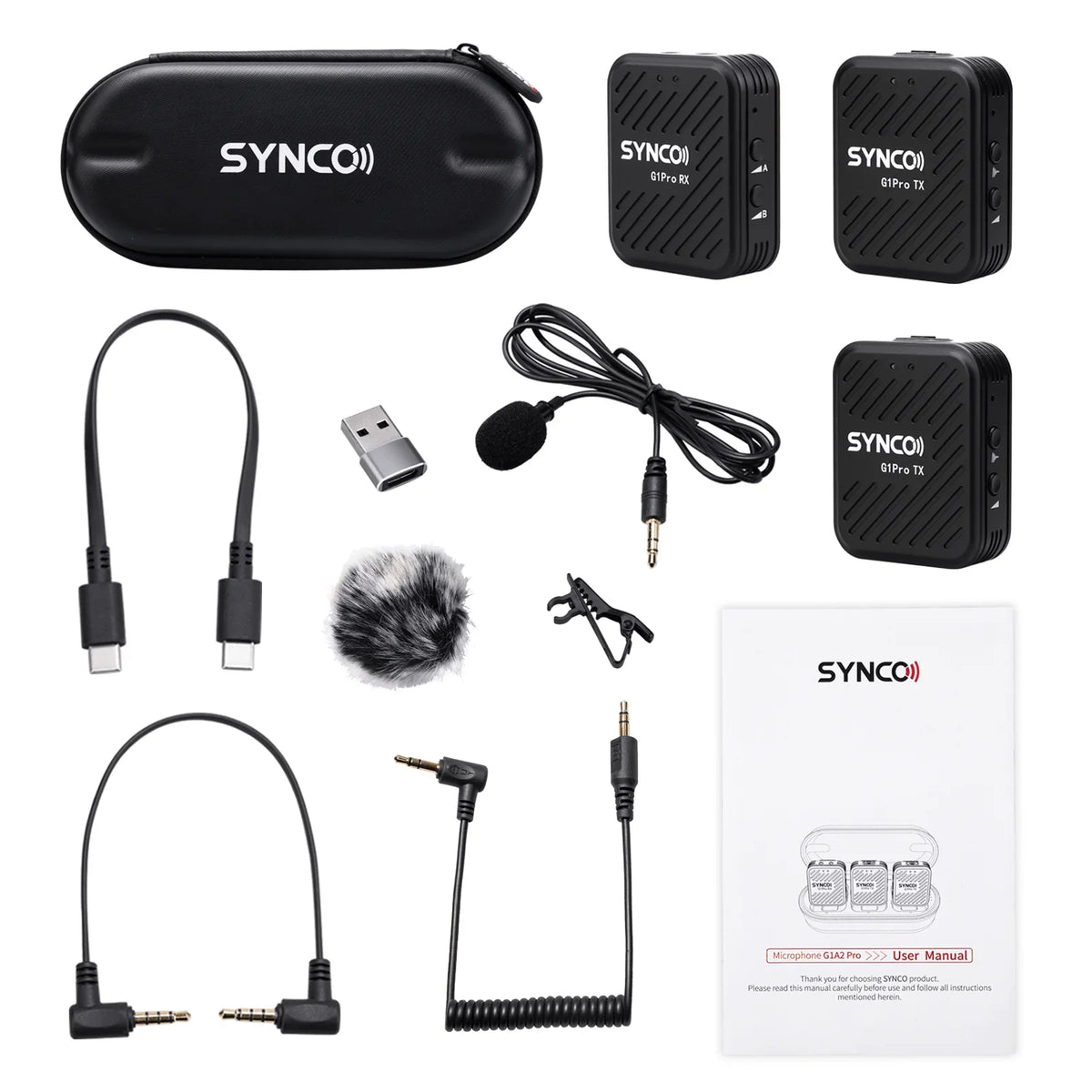 SYNCO G1A2-Pro Ultracompact Digital Wireless Microphone